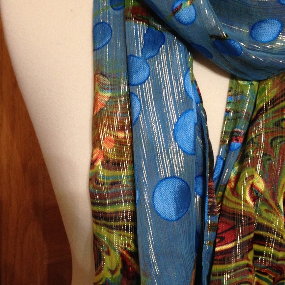 Bernie of New York | Accessories | Bernie Of New Yorkpeacock Tube Scarf ...